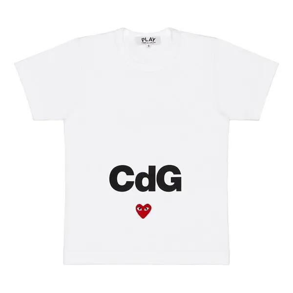 Play Comme Des Garcon Cdg Play T-shirt - White