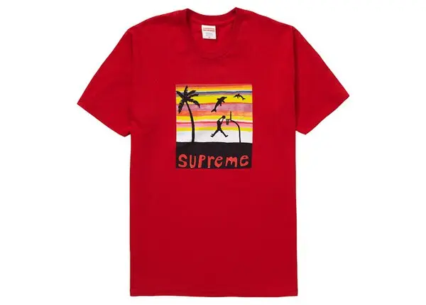 Supreme Dunk Tee Shirt - Red