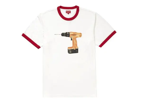Supreme Drill Ringer T-shirt - Red