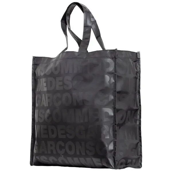 Comme Des Garçons Cdg Market All Over Pattern Tote Bag - Black