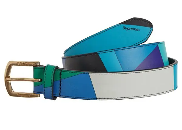Supreme Emilio Pucci Belt - Blue