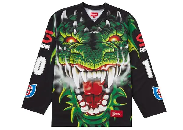Supreme Dragon Hockey Jersey - Black
