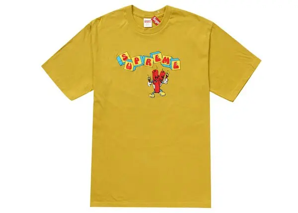 Supreme Dynamite Tee Shirt - Acid Yellow