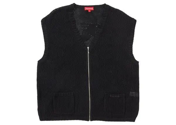 Supreme Dragon Zip Up Sweater Vest