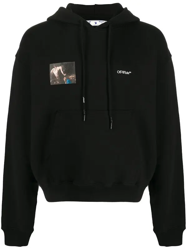 Off-White Oversize Fit Caravaggio Angel Hoodie