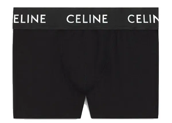 Celine Cotton Boxers - Black