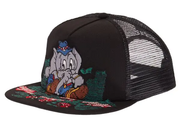 Supreme Elephant Mesh Back 5-panel Cap - Black