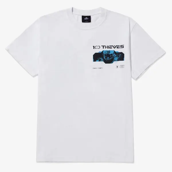 100 THIEVES X Halo Energy Sword Short Sleeve T-shirt - White