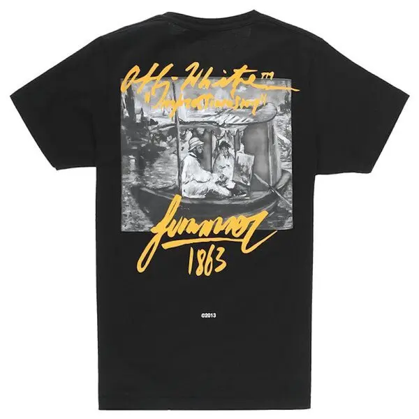 Off-White Oversized Summer T-shirt - Black