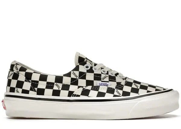 VANS Era Checkerboard Sneakers - Black/classic White