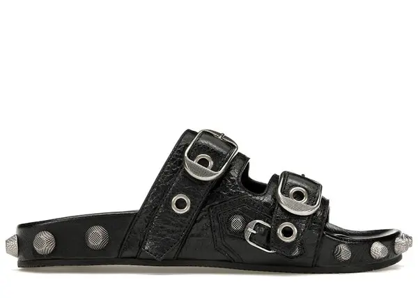 Balenciaga Cagole Sandals - Black