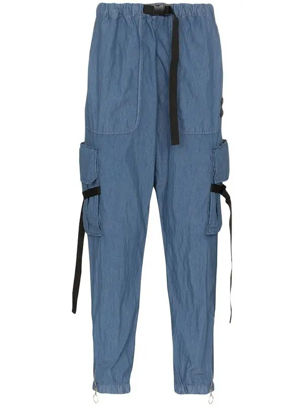 Off-White Parachute Cargo Pants - Blue/white