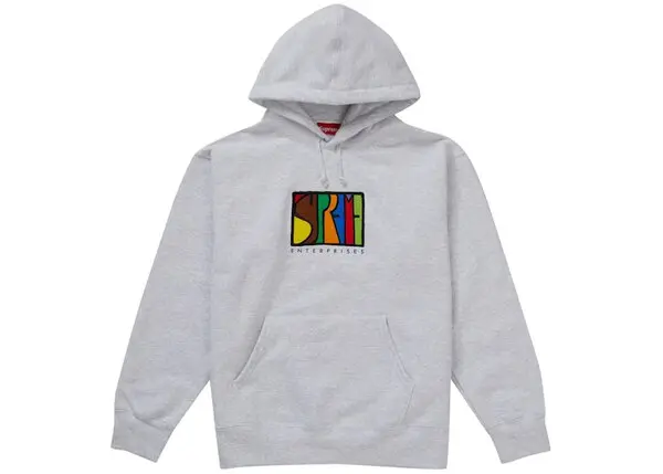 Supreme Enterprises Hooded Sweatshirt - Ash Grey