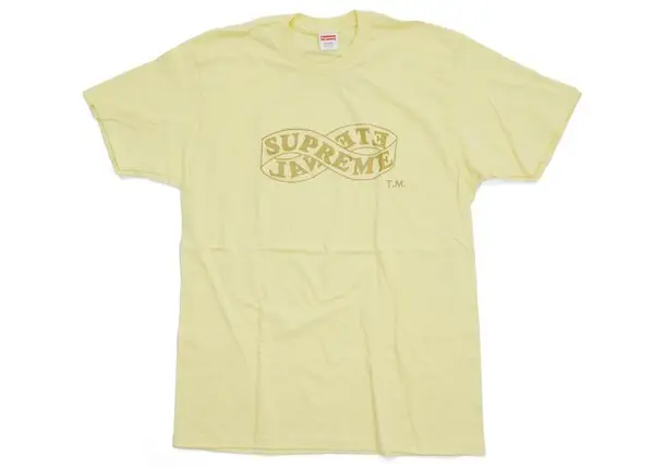 Supreme Eternal Tee Shirt - Pale Yellow