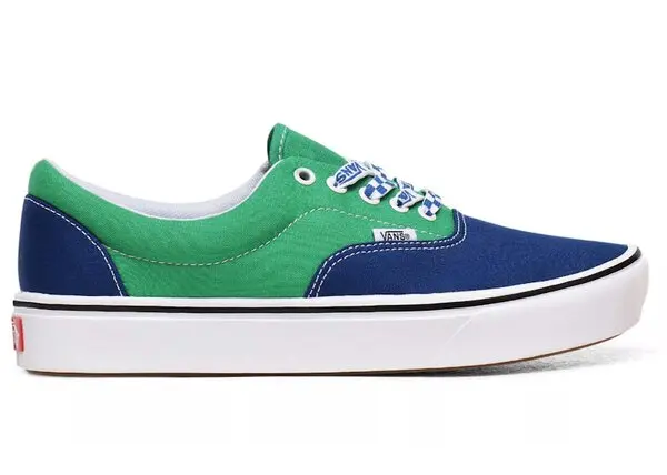 VANS Comfycush Era Lace Mixin Sneakers - True Blue/fern Green