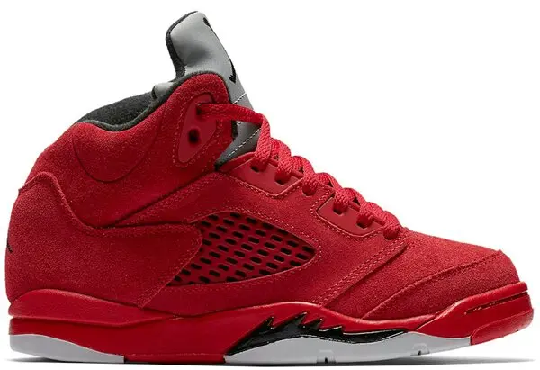 JORDAN 5 Retro Sneakers - University Red/black