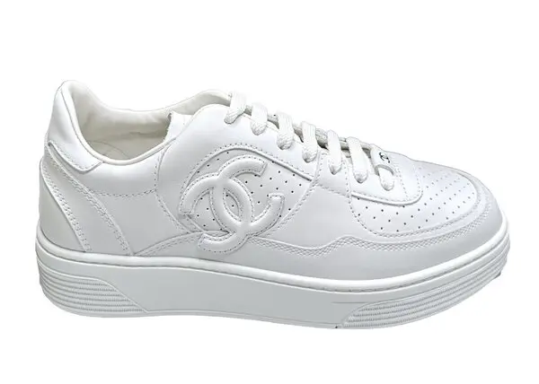 Chanel 23 A Collection Leather Sneakers