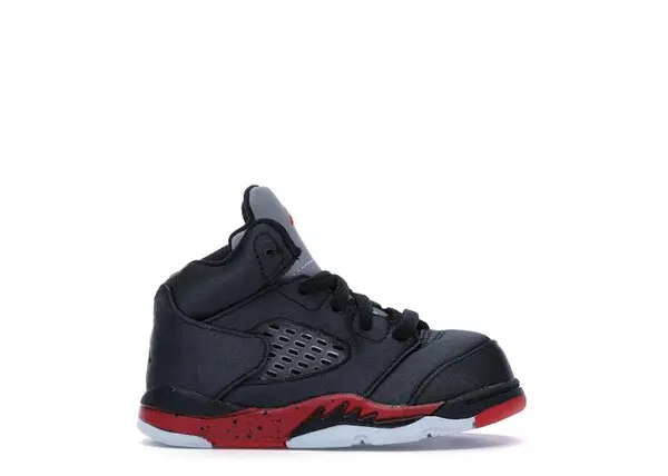 JORDAN 5 Retro Satin Bred - Black/university Red