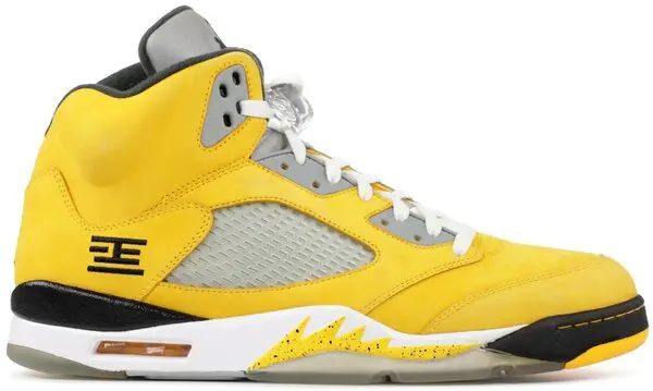 JORDAN 5 Retro Tokyo T23 Sneakers - Varsity Maize/anthracite/wolf Grey
