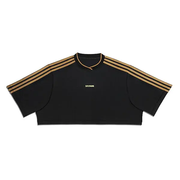 Adidas Ivy Park 3stripes Crop Tee Shirt