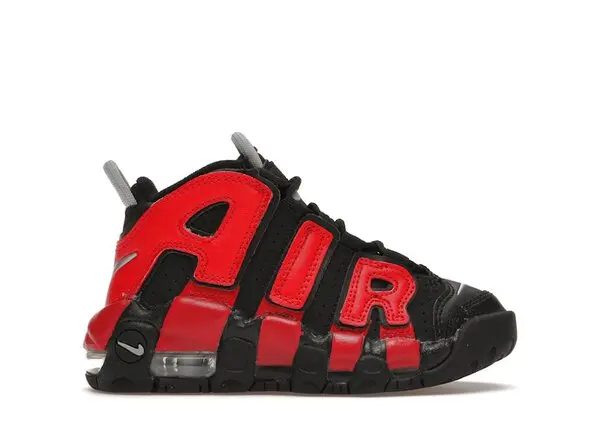Nike Air More Uptempo Alternates Varsity Red Sneakers - Black/university Red/white