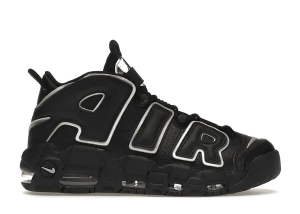 Nike More Uptempo Sneakers - Black/silver