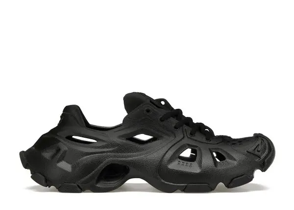 Balenciaga Hd Lace Up Sneaker - Black
