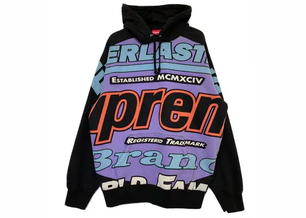 Supreme Everlasting Hooded Sweatshirt - Black