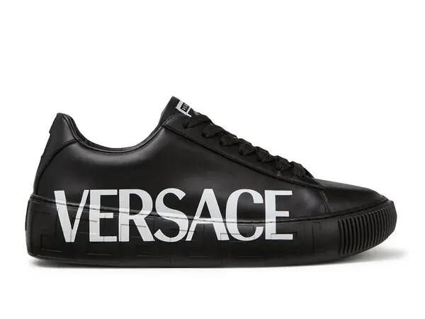 Versace Medusa Greca Low - Black/black/white