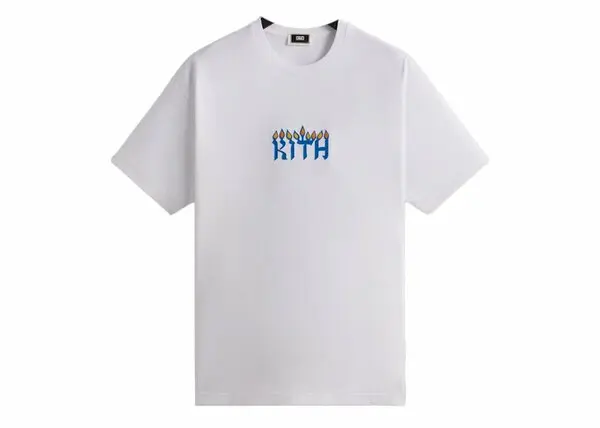 Kith Treats Hanukkah Menorah Tee Shirt