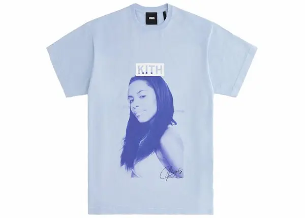 Kith Aaliyah Back & Forth Vintage Tee Shirt - Avalanche
