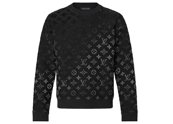 LOUIS VUITTON Gradient Monogram Fil Coupe Sweatshirt - Multicolor