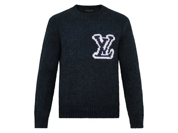 LOUIS VUITTON Intarsia Crewneck Sweatshirt