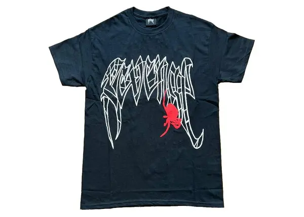REVENGE Spider T-shirt - Black/red