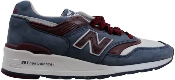 NEW BALANCE 997in Sneakers - Grey/maroon