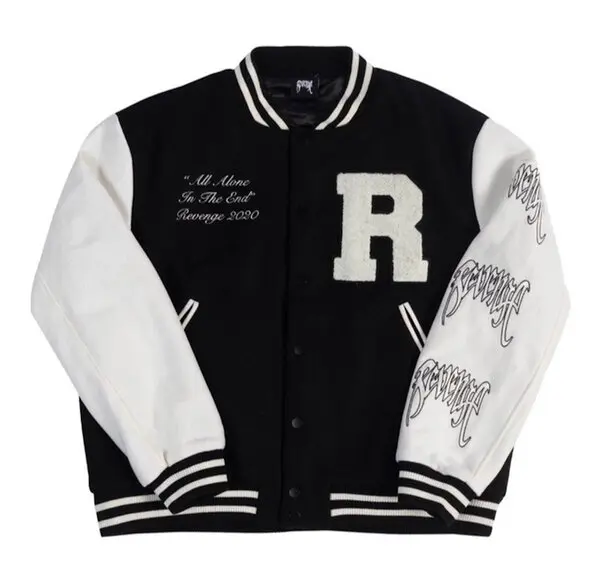 REVENGE Varsity Jacket - Black