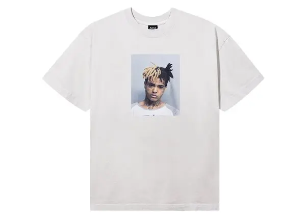 REVENGE Xxxtentacion Mugshot Tee Shirt - Cement
