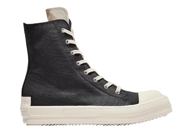 Rick Owens Gethsemane Canvas High Black Milk