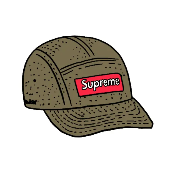 Supreme Kevlar Camp Cap - Olive