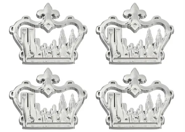 Supreme King Of New York Pins - Silver