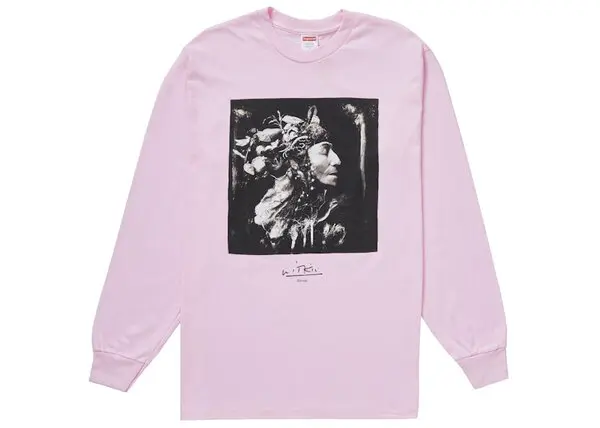Supreme Joelpeter Witkin Harvest Long Sleeve Tee Shirt - Light Pink
