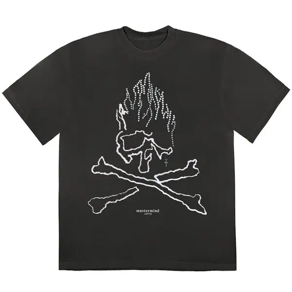 TRAVIS SCOTT Cactus Jack For Mastermind Skull T-shirt - Black
