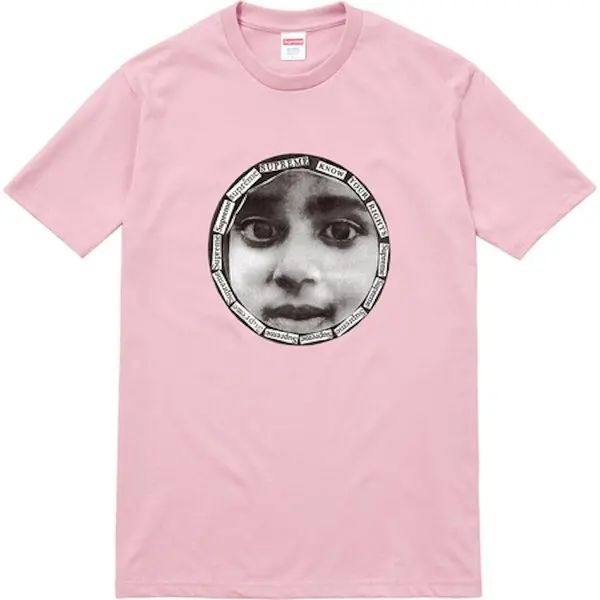 Supreme Know Your Rights Tee Shirt - Dusty Pink