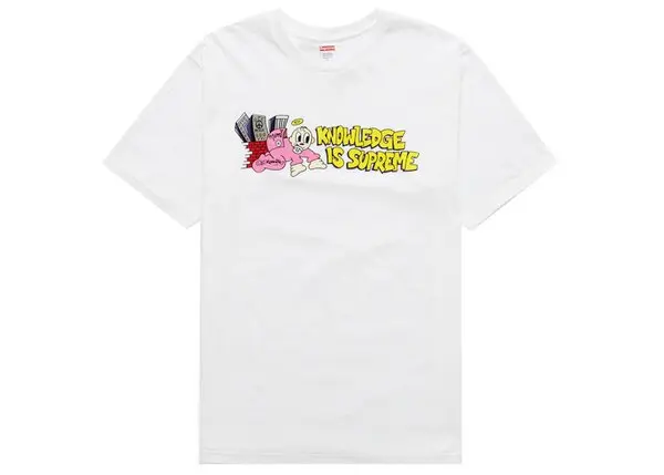 Supreme Knowledge Tee Shirt - White