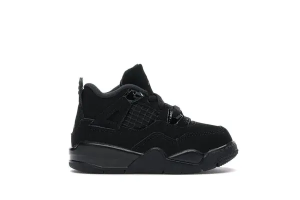 JORDAN 4 Retro Cat Toddler Sneakers - Black/light Graphite