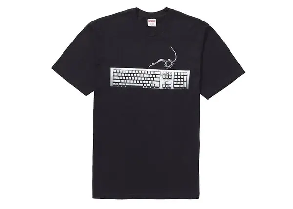 Supreme Keyboard Tee Shirt - Black