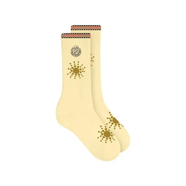 TRAVIS SCOTT Cactus Jack Starburst Socks - Cream