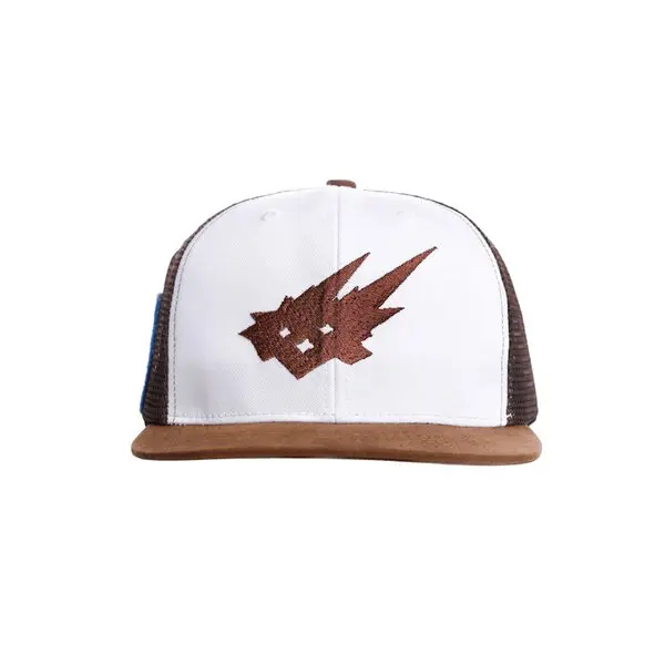 TRAVIS SCOTT Cacti Heritage Seal Trucker Hat - White/black/brown