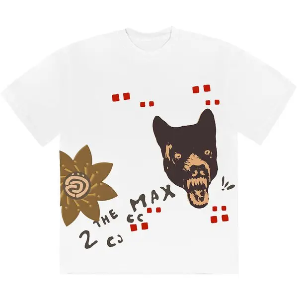 TRAVIS SCOTT Cactus Jack Wolf T-shirt - White