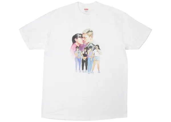 Supreme Kiss Tee Shirt - White